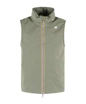 K-WAY Valen Logo Gilet - Nude