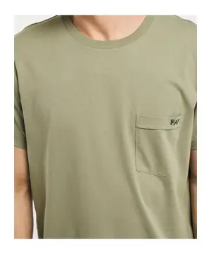 FAY Pocket Crew Neck T-shirt