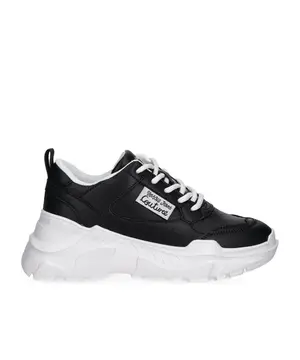 Versace Chunky Logo Sneakers - Black
