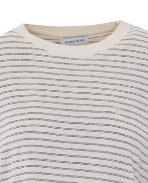 ANINE BING Cade Striped T-shirt