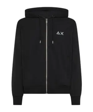 SUN 68 Everyday Zip-up Hoodie - Black