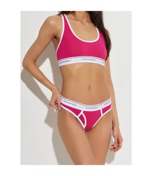Dsquared2 Logo-tape Racerback Bralette
