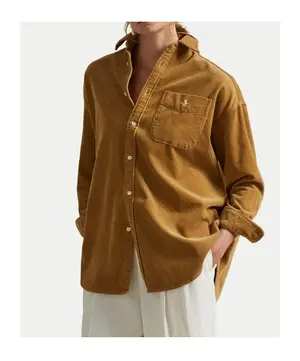 Polo Ralph Lauren Oversized Corduroy Shirt With Lapel Collar