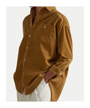 Polo Ralph Lauren Oversized Corduroy Shirt With Lapel Collar