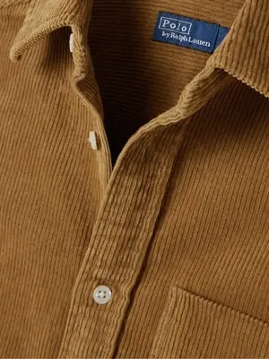 Polo Ralph Lauren Oversized Corduroy Shirt With Lapel Collar
