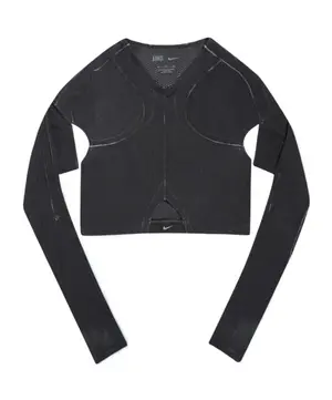 KNWLS Cut-out Cropped Knitwear - Black