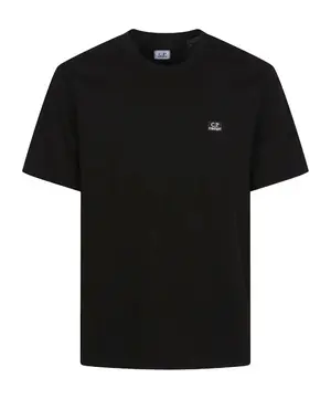 C.P. COMPANY Logo Patch T-shirt - Black