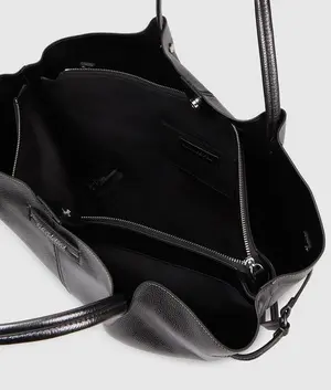 Karl Lagerfeld K/pierced Metallic Tote Bag