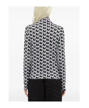 MSGM Logo-printed High-neck Long-sleeved T-shirt