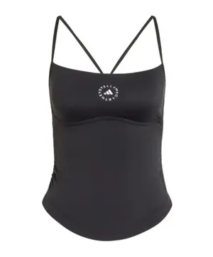 Adidas By Stella McCartney Strappy Crop Performance Top - Black