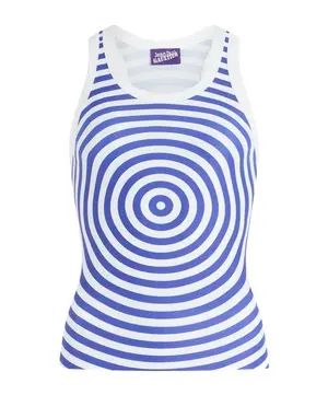 JEAN PAUL GAULTIER Striped Crew Neck Vest