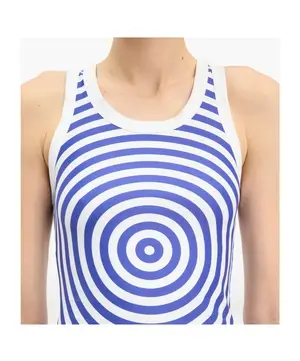 JEAN PAUL GAULTIER Striped Crew Neck Vest