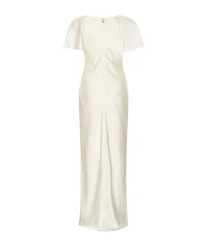 ROTATE BY BIRGER CHRISTENSEN Ruffled Long Maxi Dress