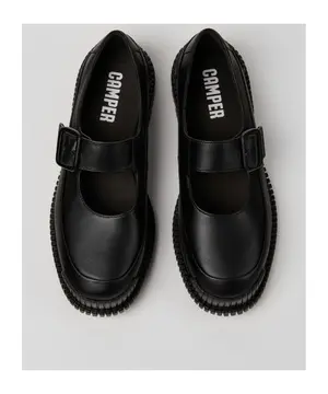 Camper Round-toe Buckle Loafers