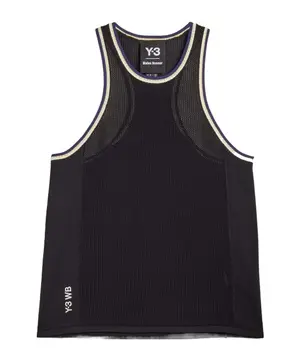 Y3 X Wales Bonner Knit Tank Top - Black
