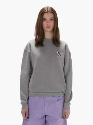 J.W.ANDERSON Logo-embroidered Organic Cotton Sweatshirt