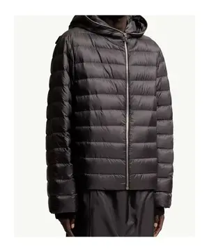 Moncler Rick Owens Ziplock Hooded Short Down Jacket