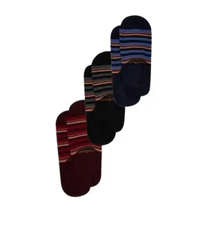 Paul Smith Signature Stripe Loafer Socks - Black