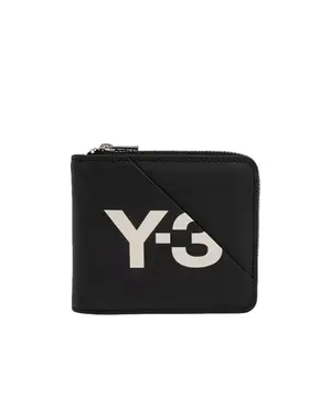 Y3 Logo Printed Zip-around Wallet
