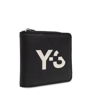 Y3 Logo Printed Zip-around Wallet