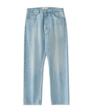 Studio Nicholson Riso Logo Patch Straight Leg Jeans - No