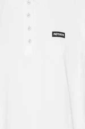 ROTATE BY BIRGER CHRISTENSEN Short-sleeved Logo Polo Shirt