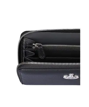 VIVIENNE WESTWOOD Orb Plaque Zipped Wallet