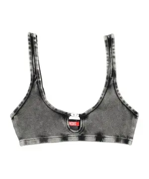 DIESEL® Florence Ribbed Bra - Grey