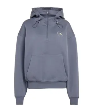Adidas By Stella McCartney Half-zip Hoodie - Onix