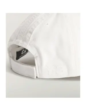 Y3 Striped Frayed-trim Baseball Cap