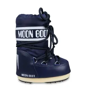 Moon Boot Icon Logo Printed Lace-up Boots - Black