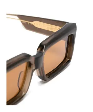 JACQUES MARIE MAGE Quant Rectangle-frame Sunglasses