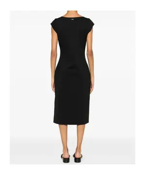 Calvin Klein Cap-sleeve Midi Dress