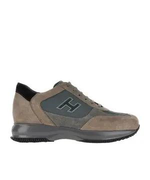 Hogan Interactive Lace-up Sneakers - Gray