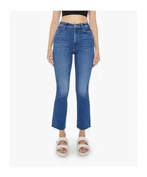 MOTHER The Hustler Ankle Fray Jeans