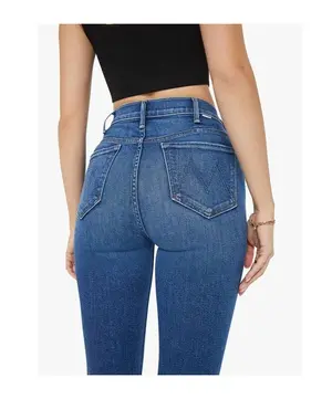 MOTHER The Hustler Ankle Fray Jeans