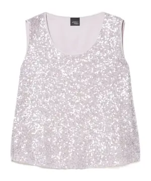 PERSONA BY MARINA RINALDI Sequin Top