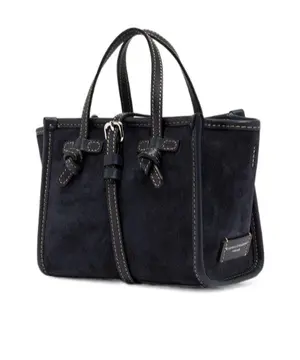 GIANNI CHIARINI Firenze Miss Marcella Suede Leather Handheld Crossbody Bag