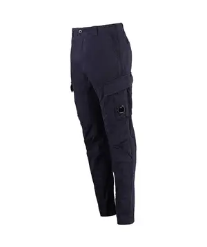 C.P. COMPANY Lens Detail Tapered Cargo Pants - Black