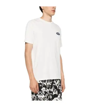 AUTRY Logo-stamp Cotton T-shirt