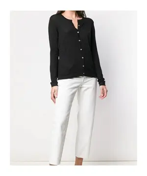 Lela Rose Round Neck Cardigan