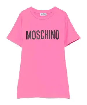Moschino Logo-print Dress - Pink