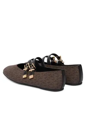 Michael Kors Buckle-strap Ballet Flats