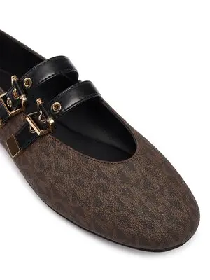 Michael Kors Buckle-strap Ballet Flats