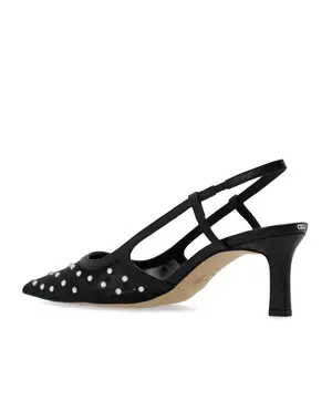 Michael Kors Alora Embellished Mesh Slingback Pumps