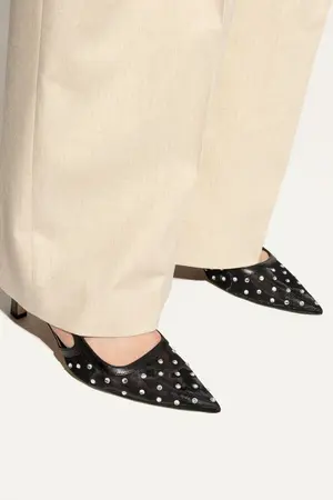 Michael Kors Alora Embellished Mesh Slingback Pumps