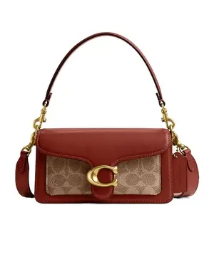 COACH Logo French Stick Bag - Tan