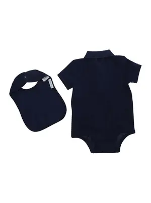 Polo Ralph Lauren Short-sleeved Bodysuit And Bib Set