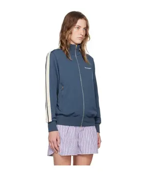Palm Angels Stand-neck Long-sleeved Casual Jacket
