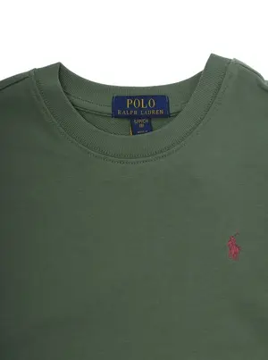 Polo Ralph Lauren Long Sleeve Crewneck Sweatshirt With Embroidered Logo